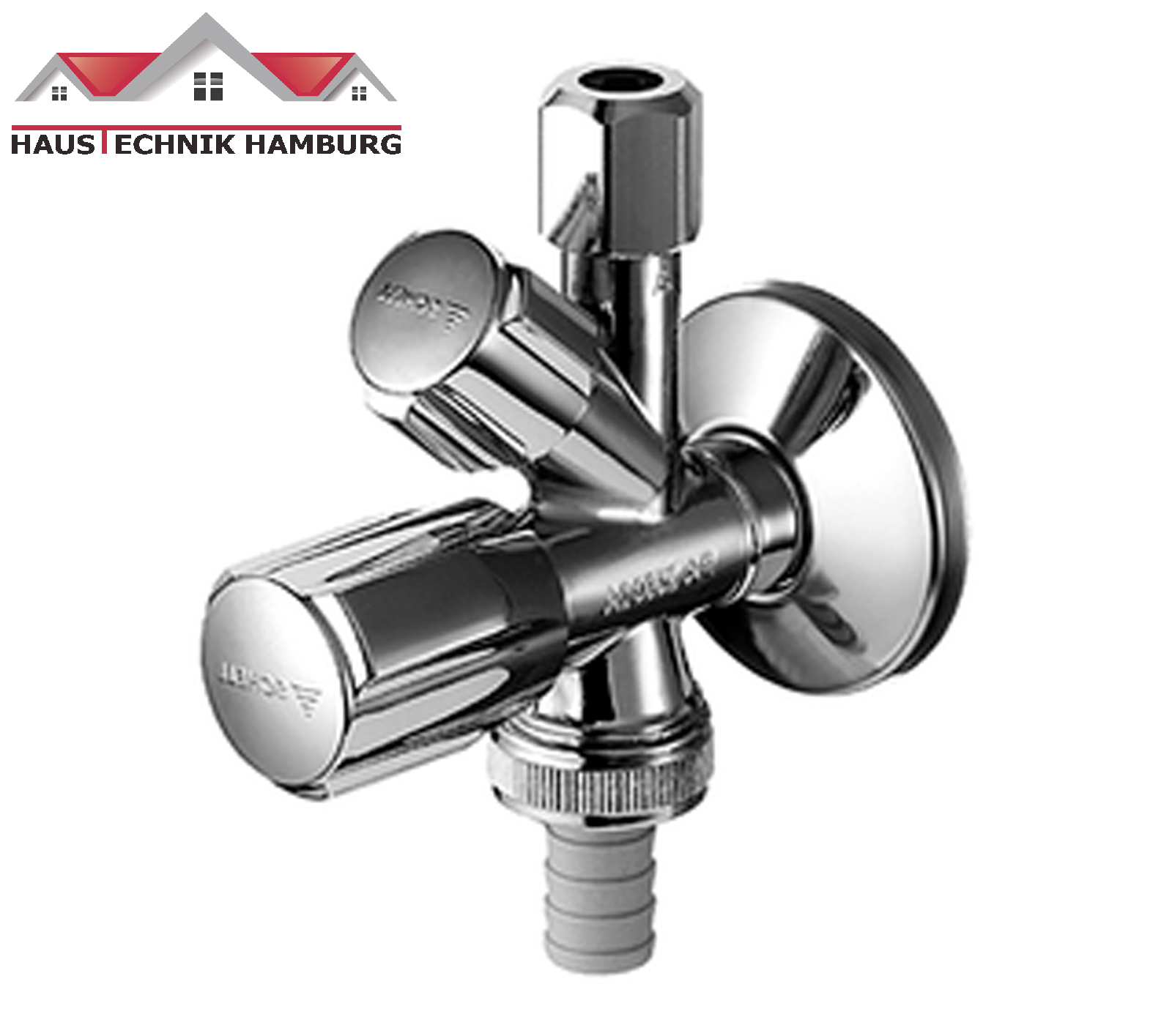 Schell Comfort Kombi-Eckventil 3/8 + 1/2 Geräteventil mit RV ...